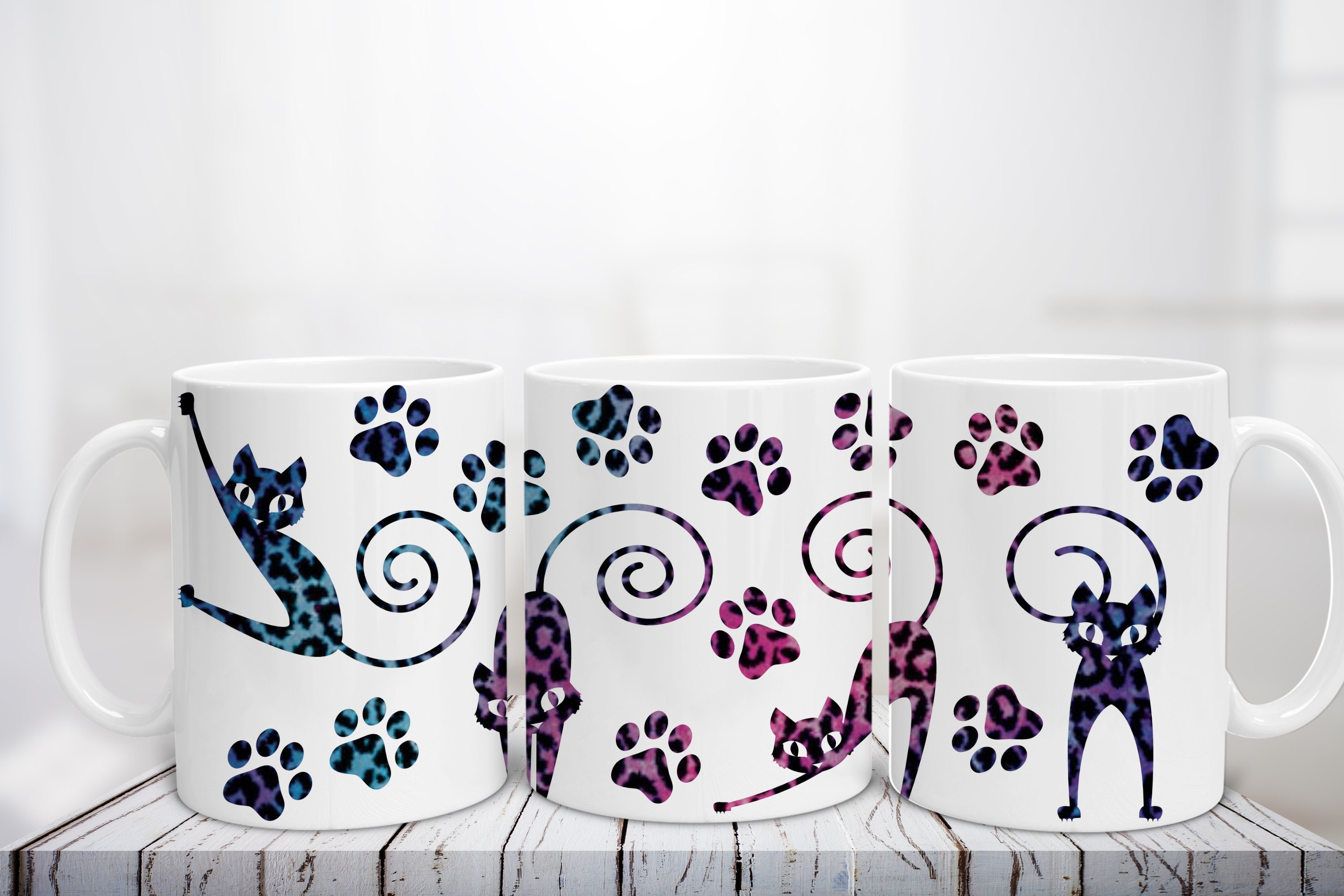 Cricut Mug Press Svg Design for Infusible Ink Sheet. Cats | Etsy