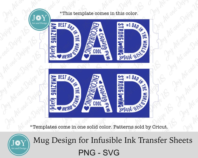 Dad Cricut Mug Press Svg Design Infusible Ink Mug SVG - Etsy
