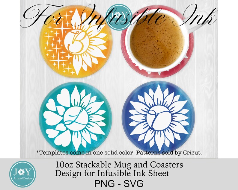 10oz Cricut Stackable Mugs Svg, Mugs and Coasters Cricut Mug Press SVG ...