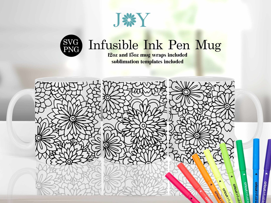 Cricut Mug Press Svg for Infusible Ink Pen and Markers, Infusible Wrap ...