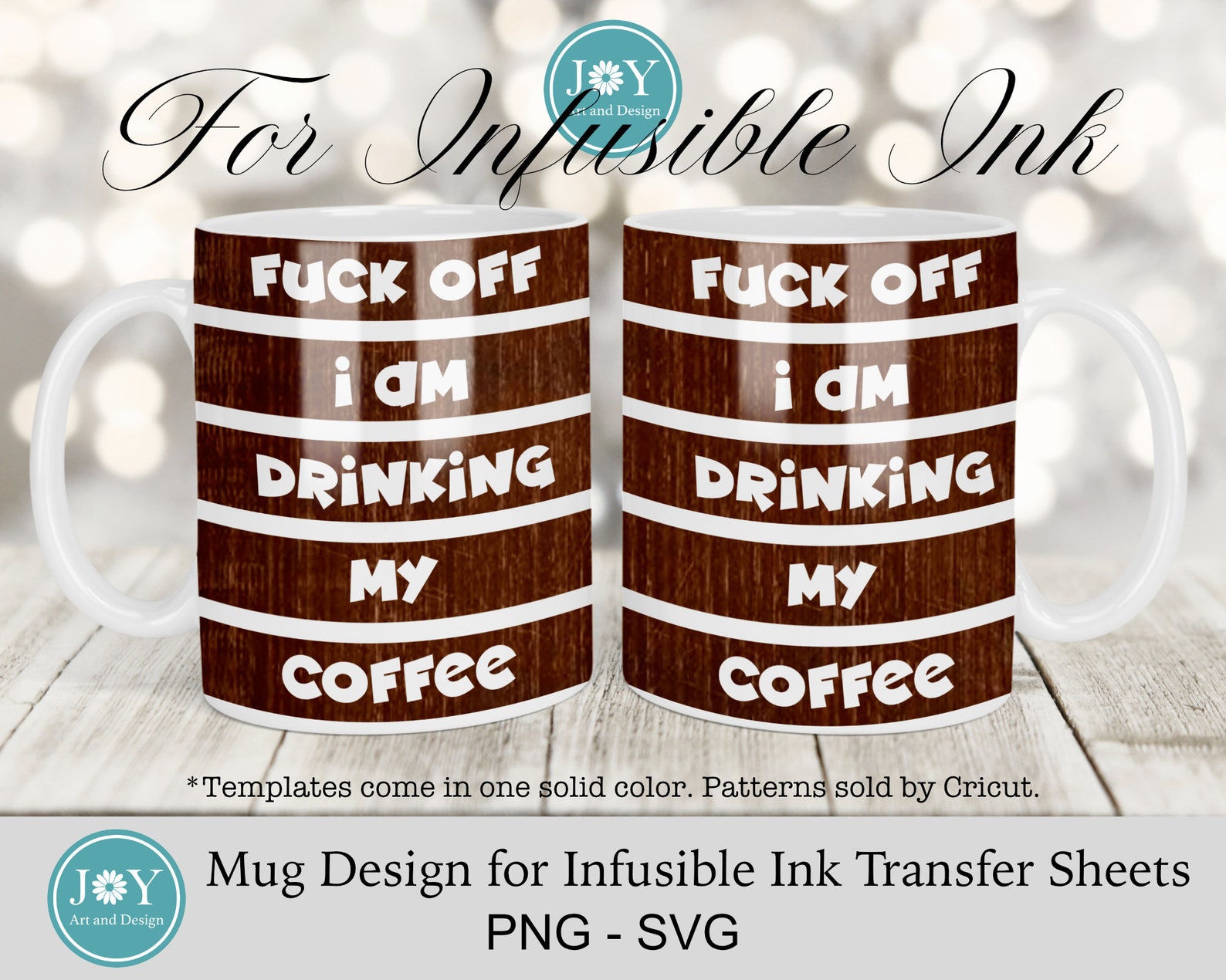Cricut Mug Press Svg Template for Infusible Ink Sheet Wrap - Etsy