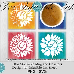 10oz Cricut Stackable Mugs Svg, Mugs and Coasters Cricut Mug Press SVG ...