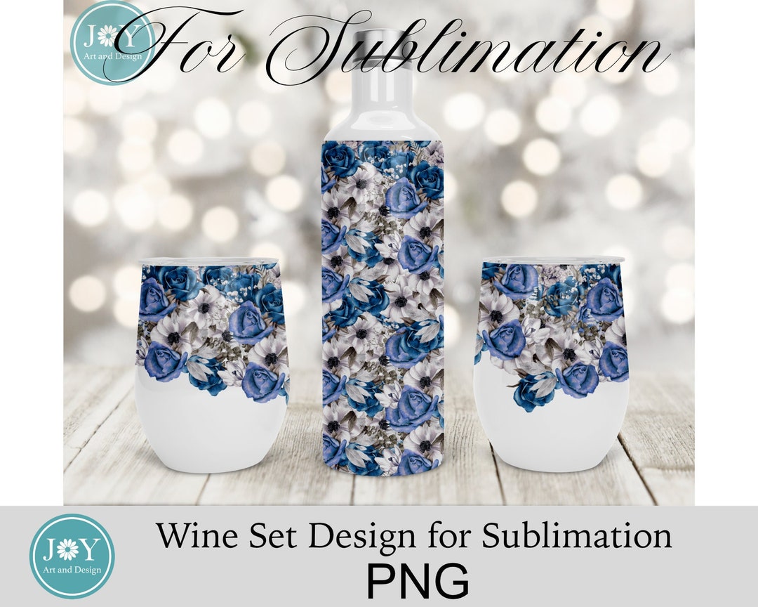 12 Oz Wine Set Tumblers Sublimation Design Instant Download - Etsy