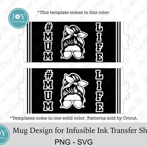 Cricut Mug Press Svg Cricut Designs Mom Life Mug Press SVG - Etsy