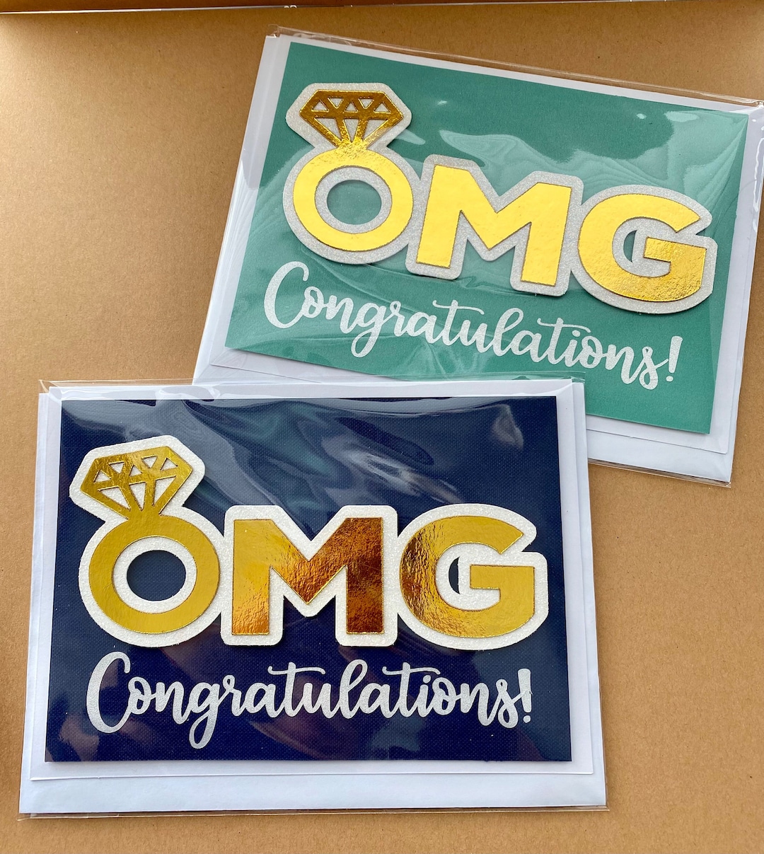 OMG Engagement Congratulations Card Congratulate the Happy Couple ...