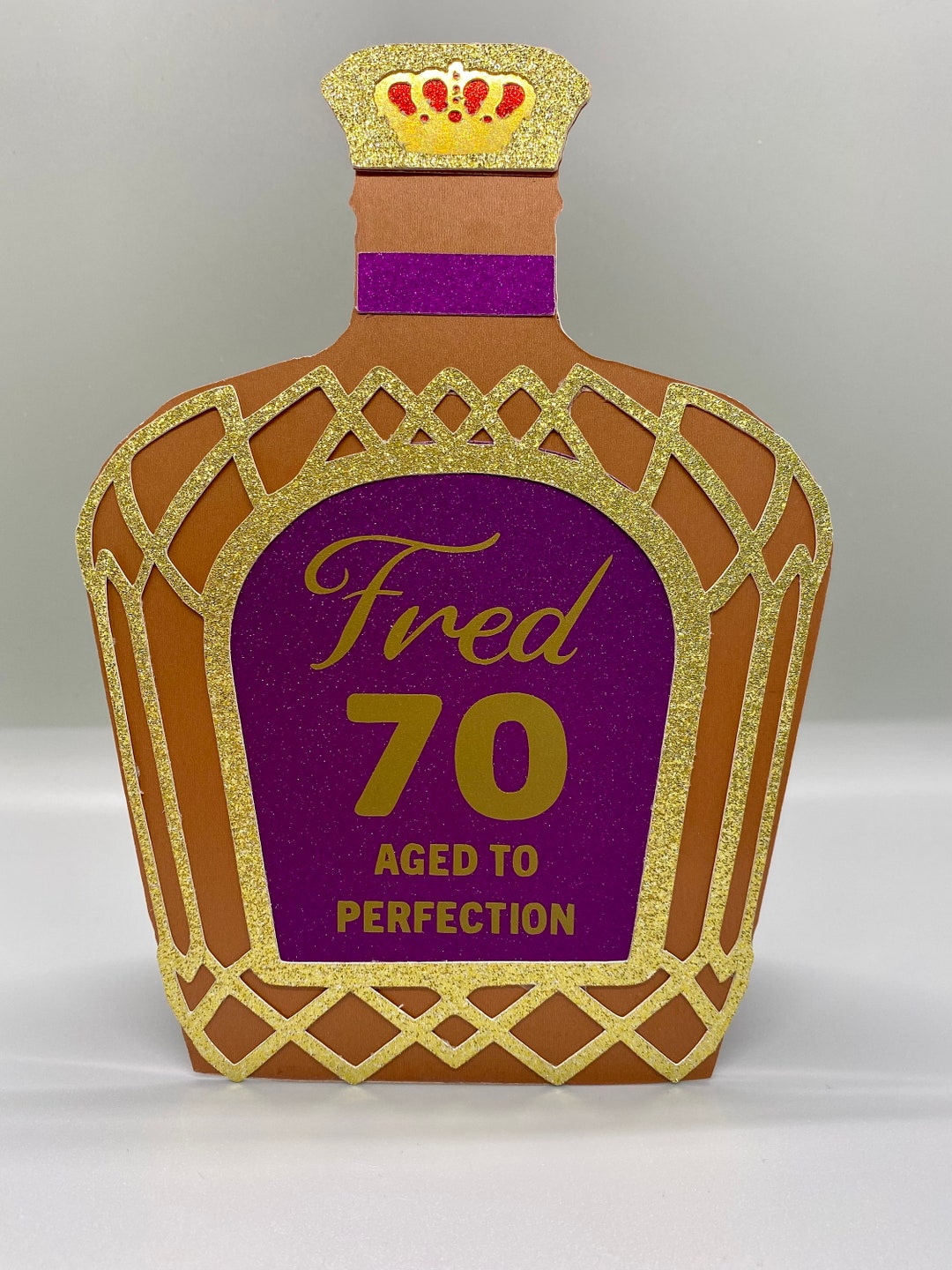 Personalized Crown Royal-like Card Multi-layered Card That Looks Like ...