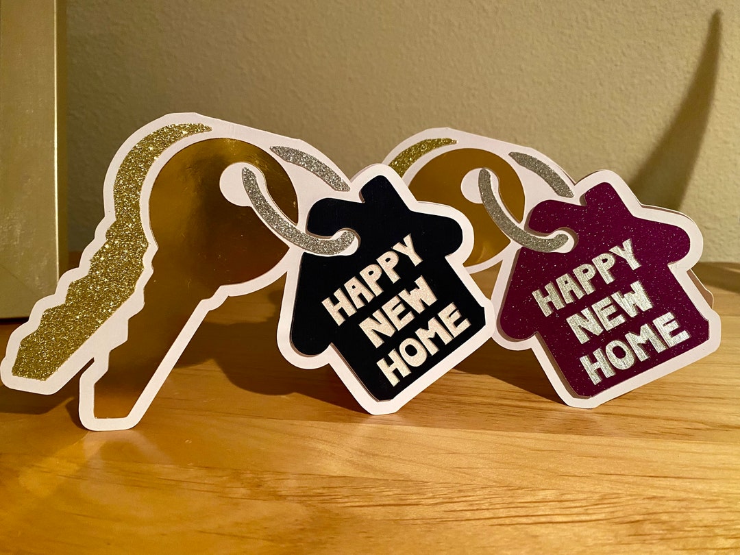 New Home Keys Greeting Card Celebrate Their New Home - Etsy