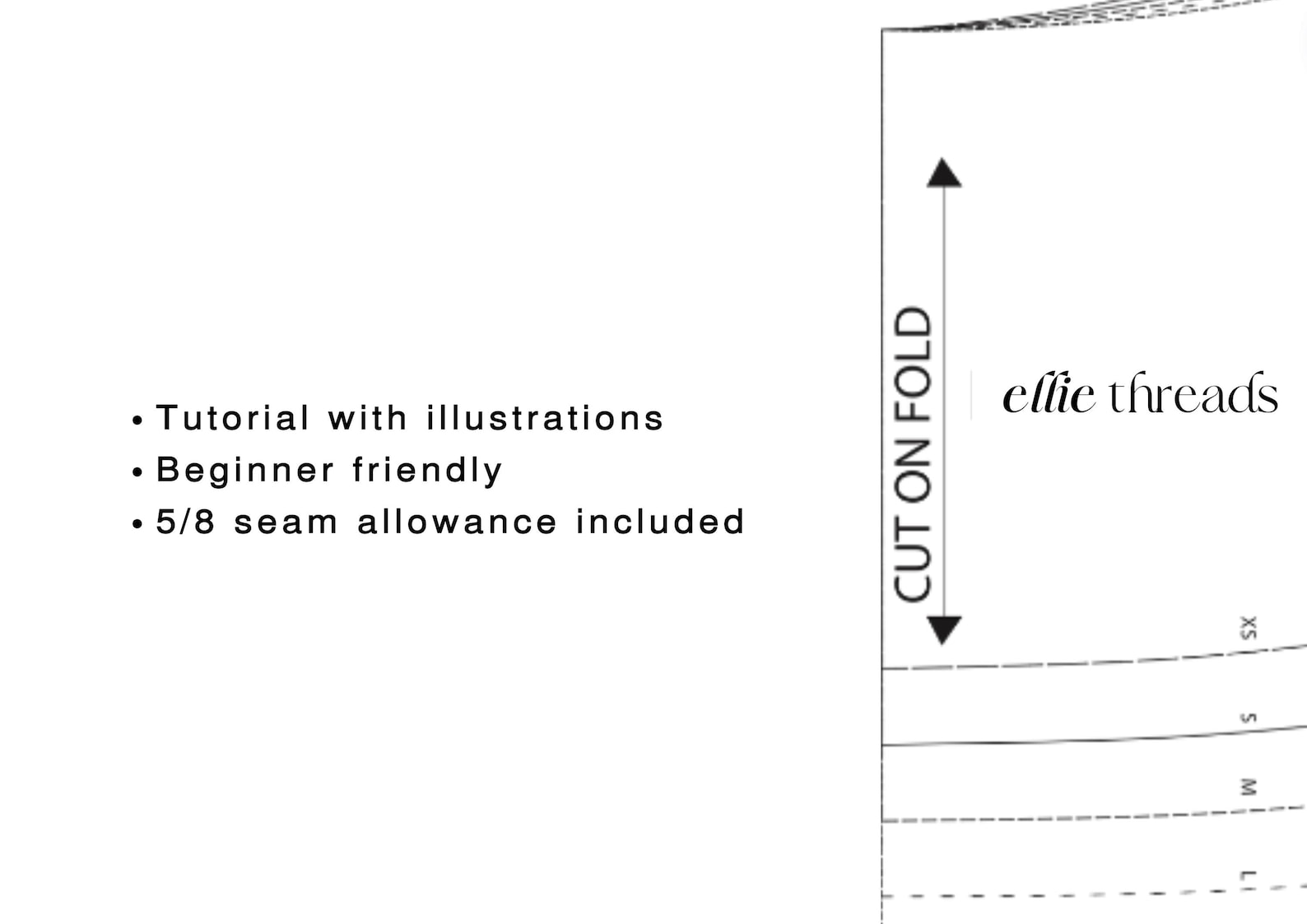 Linen Lace Trim Top Sewing Pattern: Easy Digital PDF (XS-XXL) Beginner ...