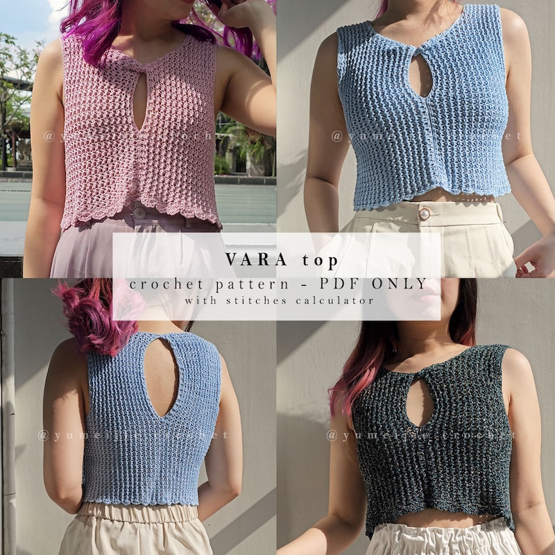 Crochet Summer Top Pattern - Etsy