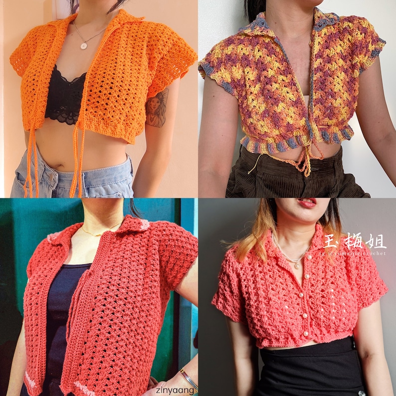 Solana Shirt & Dress (detailed PDF Crochet Pattern With Pictures ...