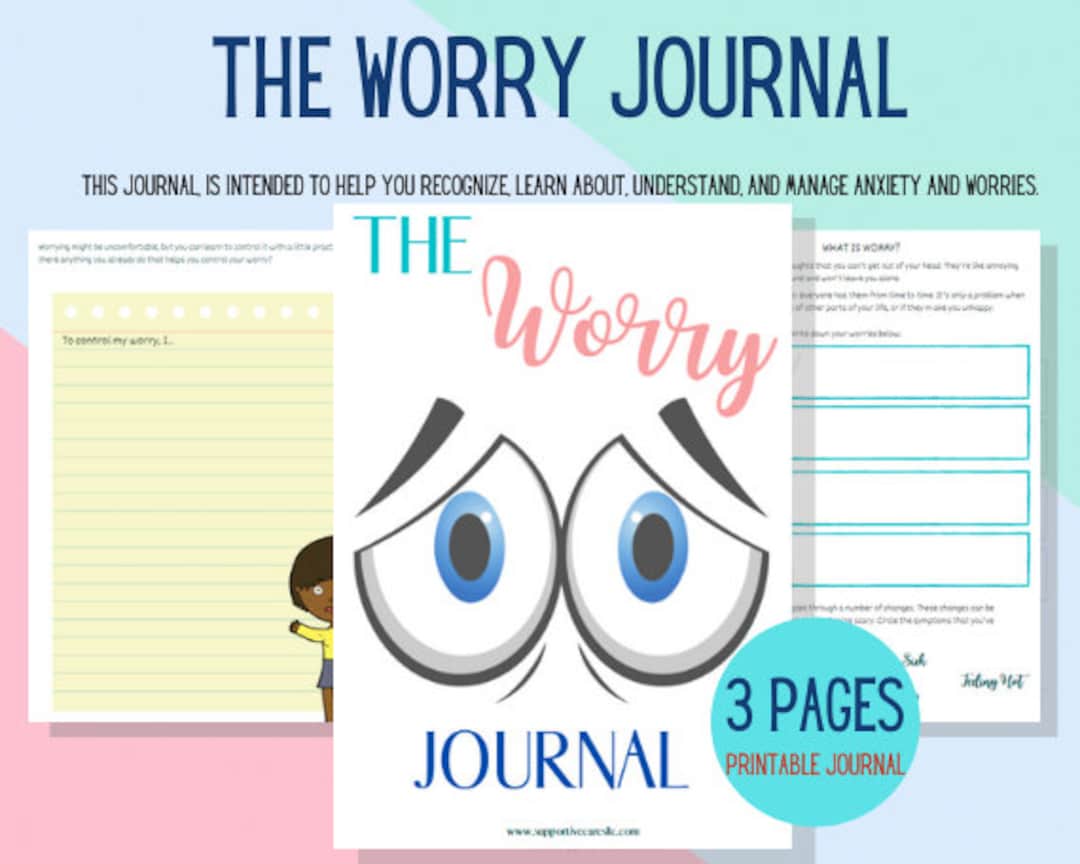 The Worry Journal - Etsy