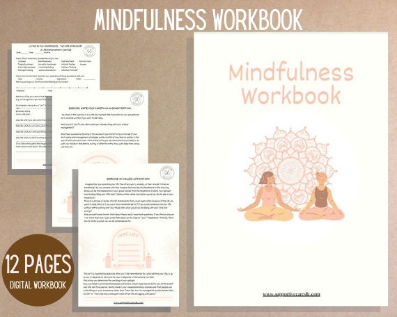 Mindfulness Workbook | Etsy