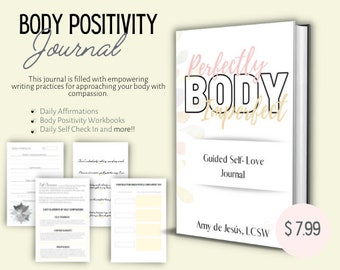 Body Positivity Workbook Printable Body Image Journal Confidence ...