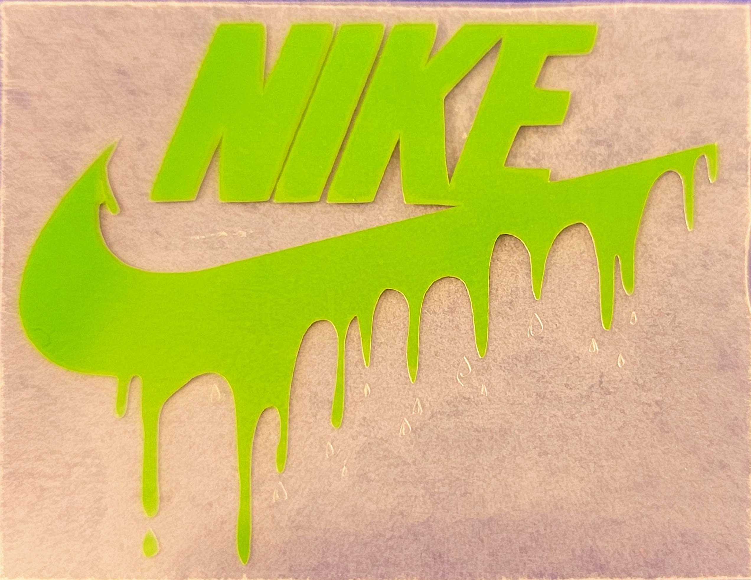 Nike Drip Logo Iron-on Transfer Sticker | Etsy