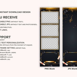 Graduation Photo Booth Template, Graduation Photobooth Template, Class ...