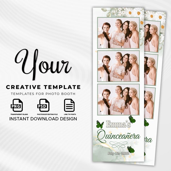 Graduation 360 Booth Overlay, Class of 360 Booth Template, 360 Booth ...