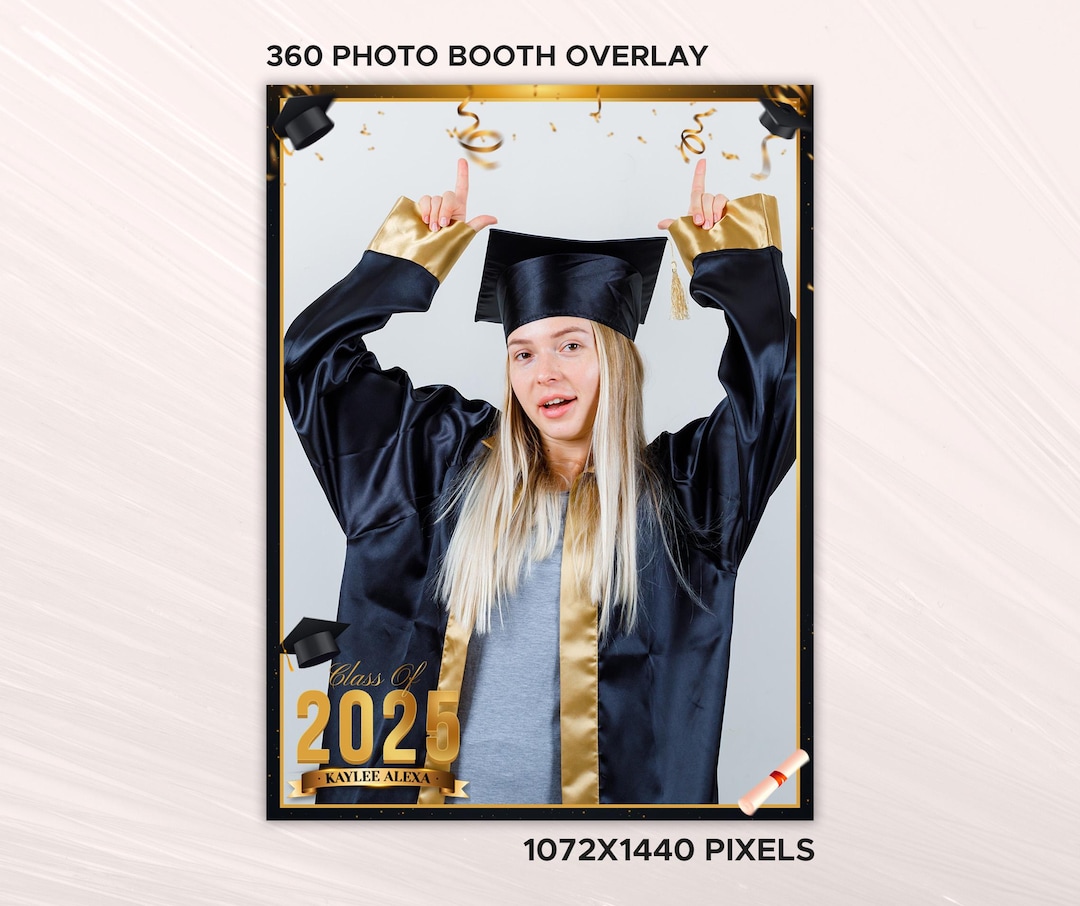 Touchpix 360 Graduation Photo Booth Overlay, Class of 360 Booth ...