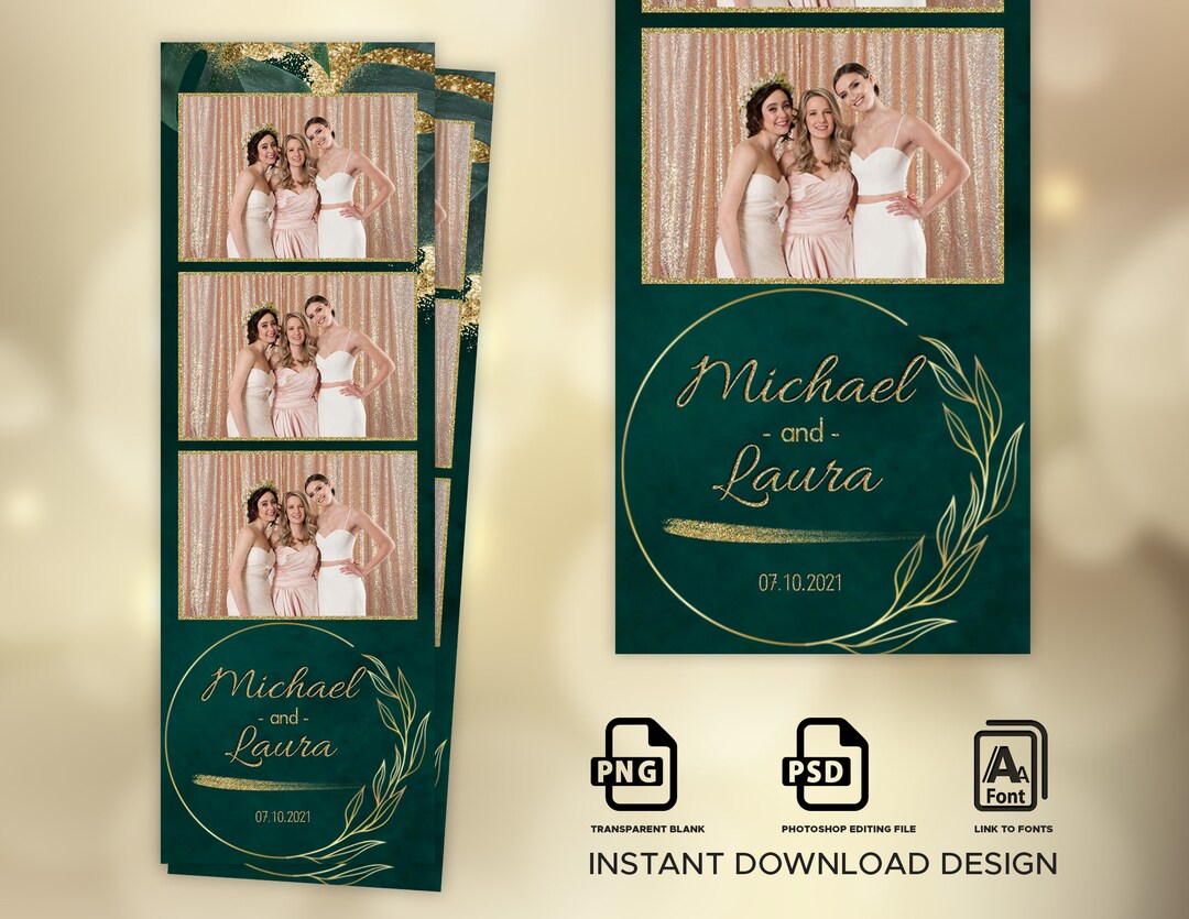 Photo Booth Template Wedding Photo Booth Template Photo - Etsy