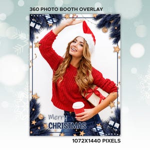 Christmas 360 Photo Booth Overlay | Holiday Party | 360 Video Overlay ...