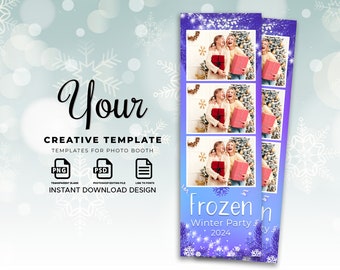 Winter Wonderland Photo Booth Template, Photo Booth Template Winter ...