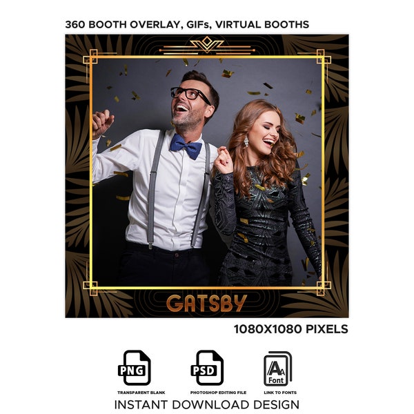 Graduation 360 Booth Overlay, Class of 360 Booth Template, 360 Booth ...
