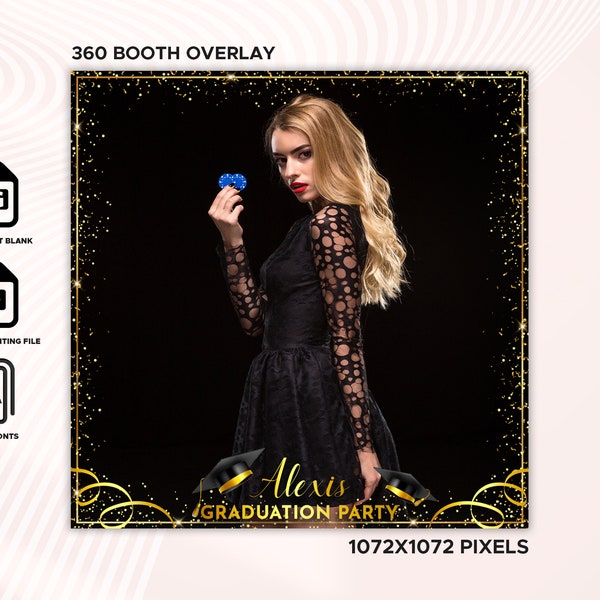 360 Graduation Overlays - Etsy