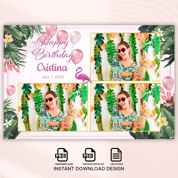 Tropical Photo Booth - Etsy