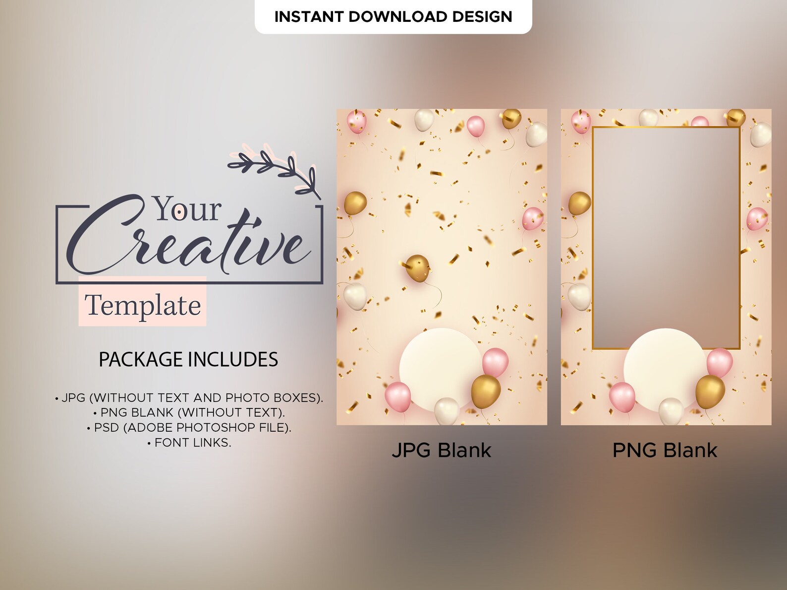 photo-booth-template-birthday-photo-booth-template-party-etsy