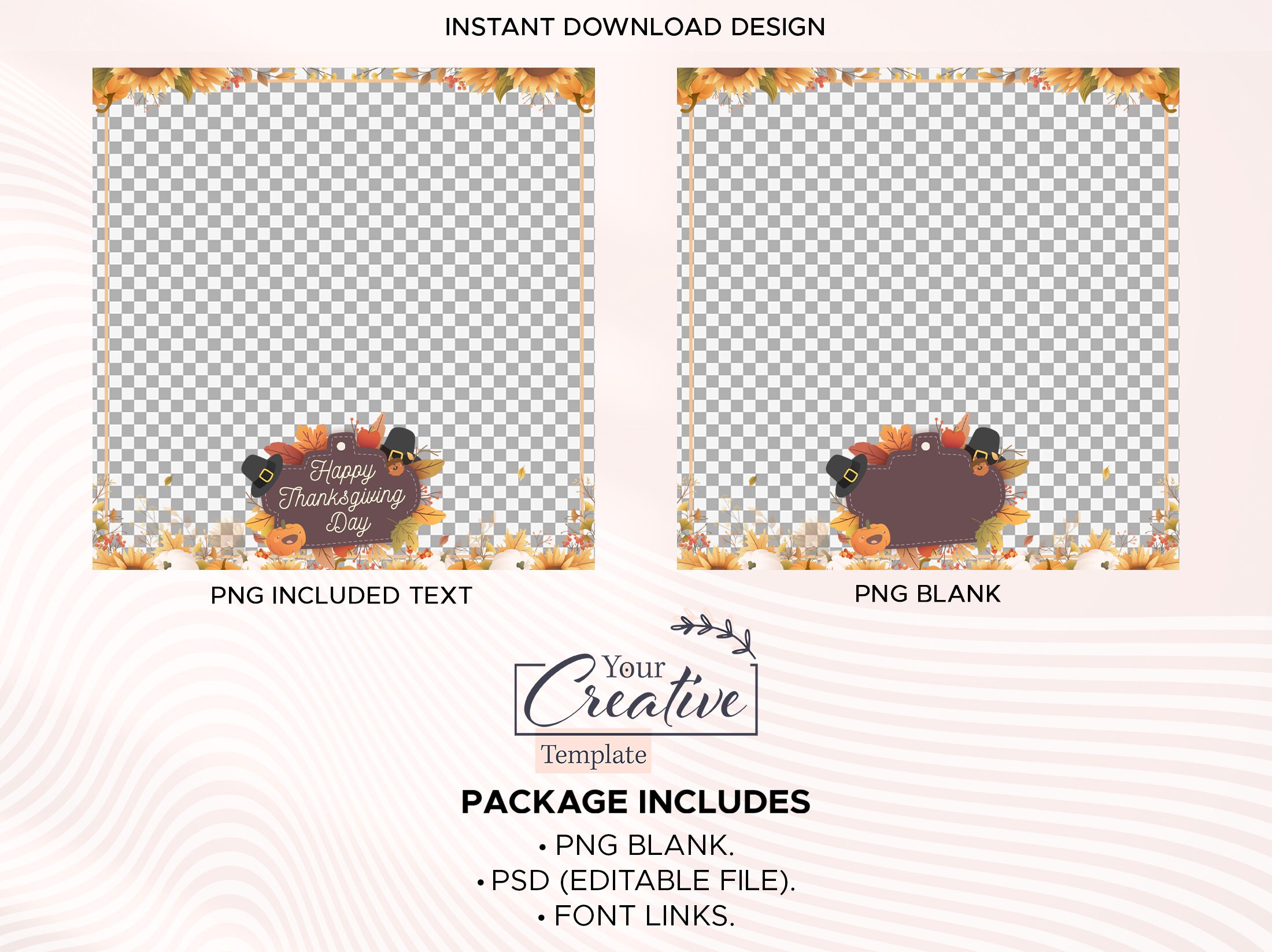 360 Booth, Thanksgiving Overlay, Fall Photo Booth Template, Fall ...
