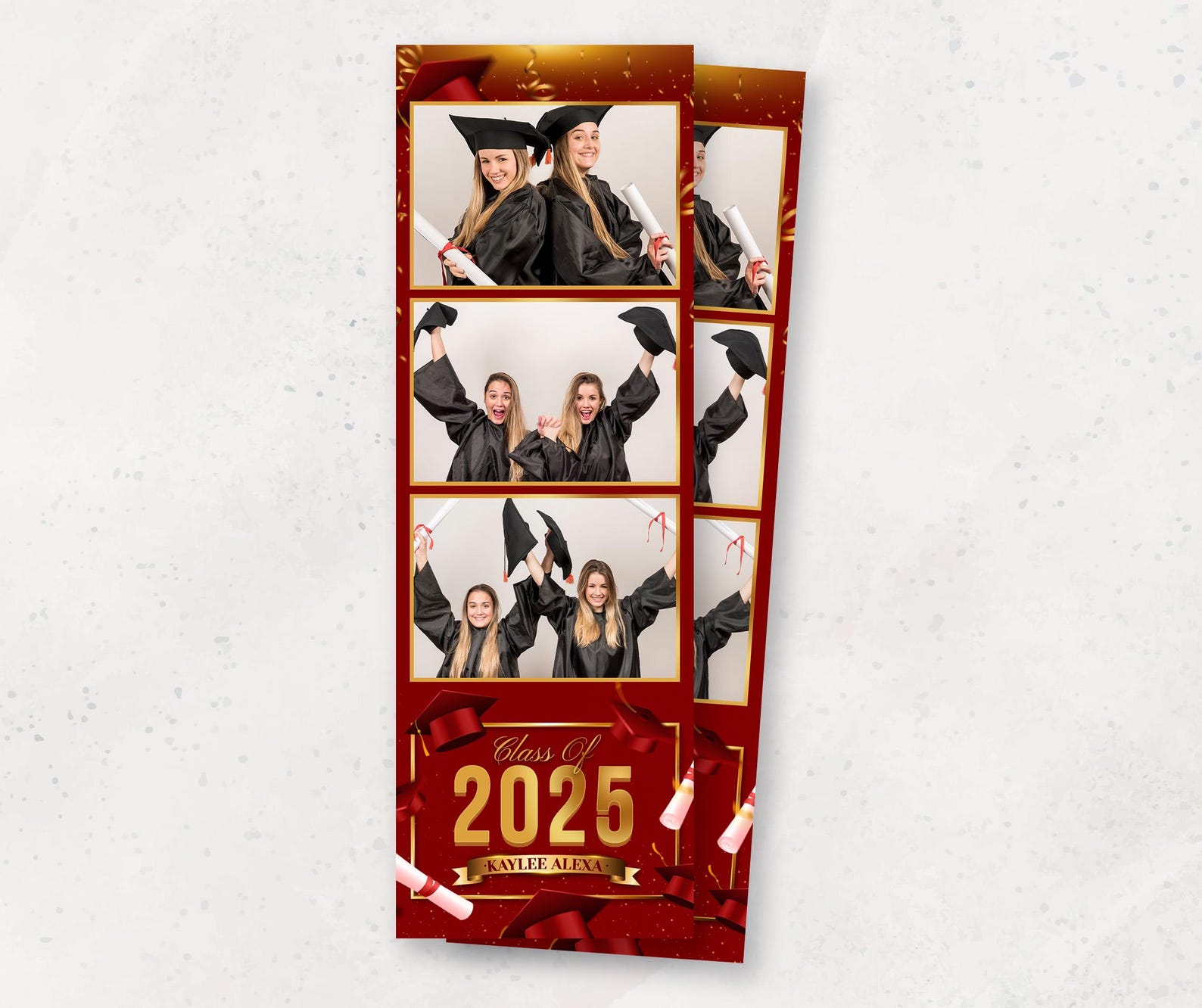 Graduation Photo Booth Template | Photobooth Template | Class of 2025 ...