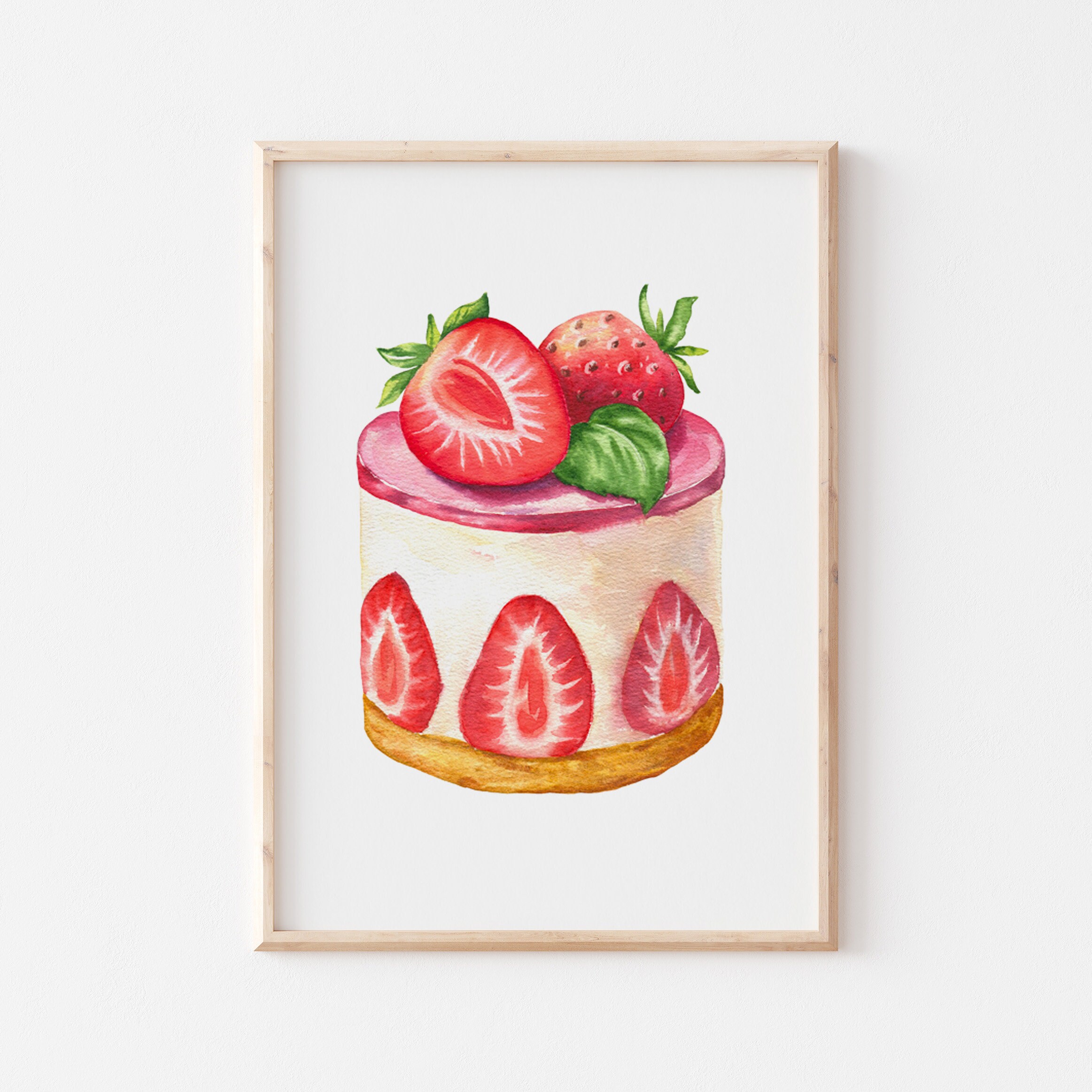 Dessert Wall Art Dessert Cafe Wall Art Print Cake Printable Art Dessert ...