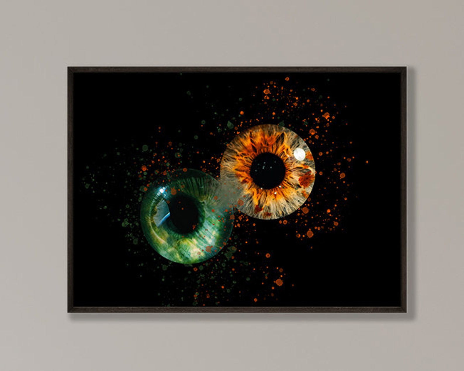 Custom Eye Portrait Using Pictures of Your Own Eyes - Etsy UK