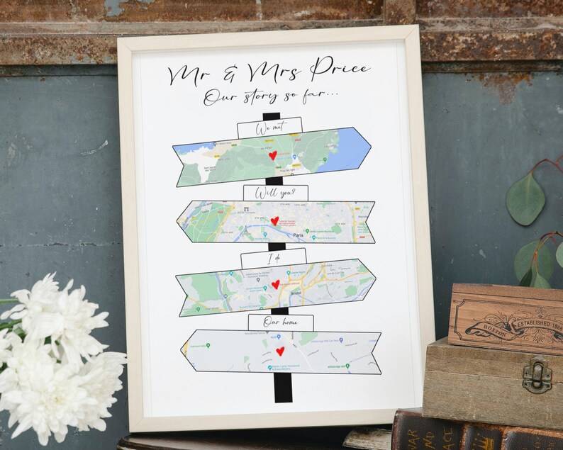 Hello Will You I Do Our Home Map Canvas, Poster and Framed Prints ...