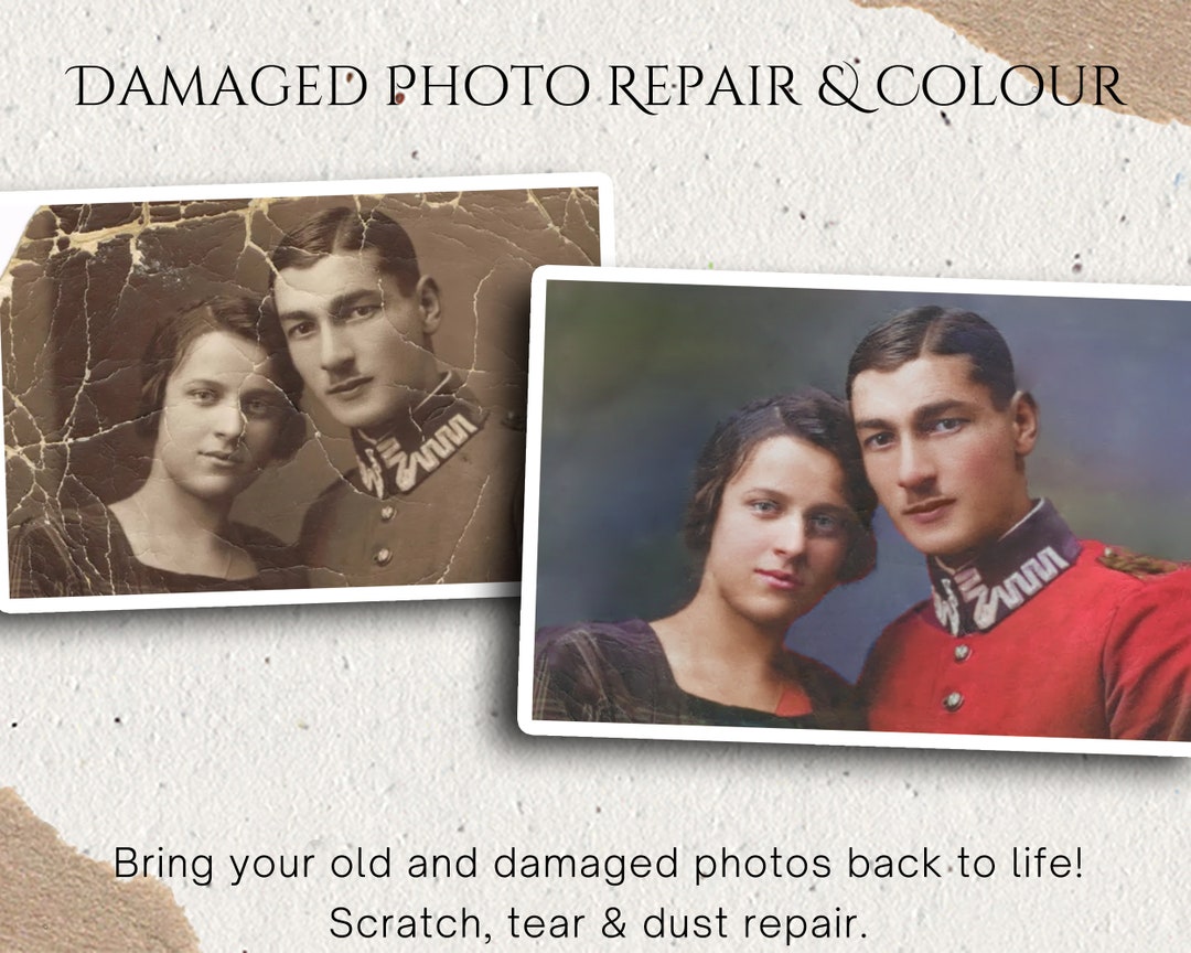 Old Photo Restoration and Colorization - Professional Photo Restoration ...
