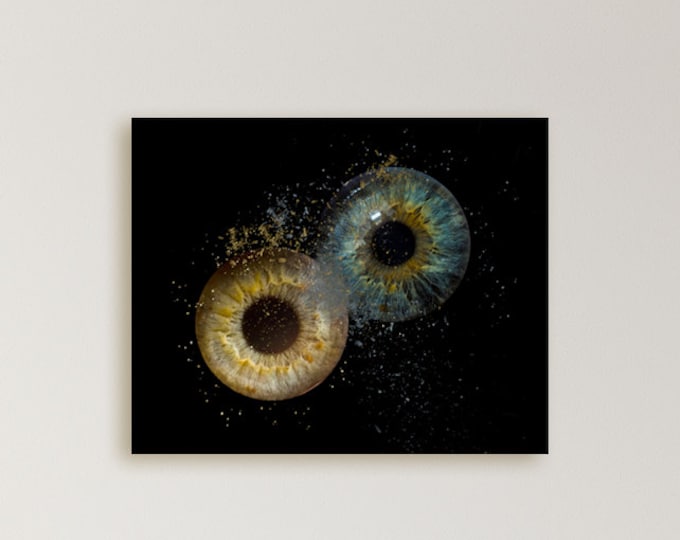 Custom Eye Painting From Photo, Framed Eye Drawing Custom Drawing From ...