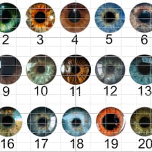 Custom Eye Portrait Using Pictures of Your Own Eyes! Instructions for ...