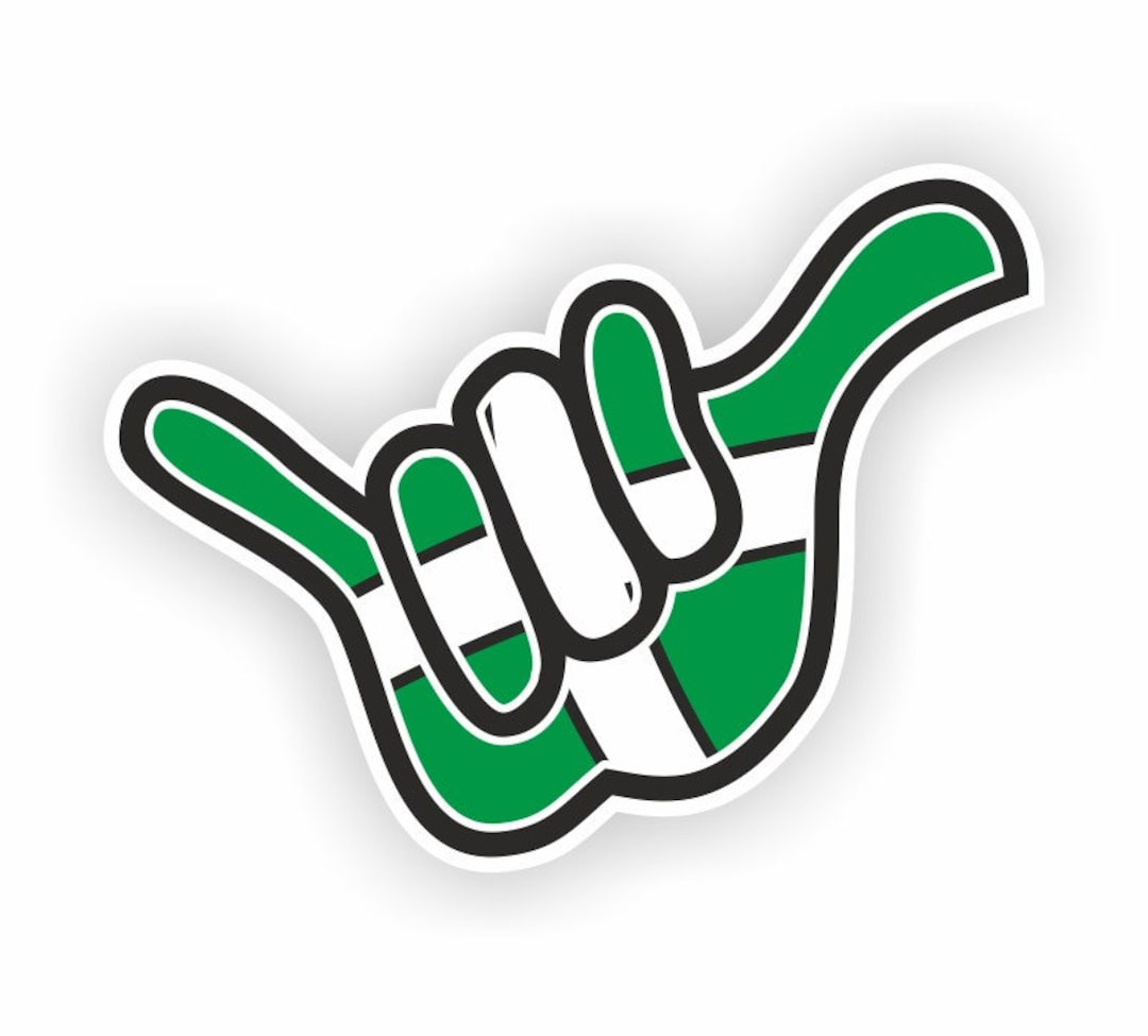 Devon Shakka Hang Loose Sticker Flag Car Van Campervan Sticker Decal - Etsy