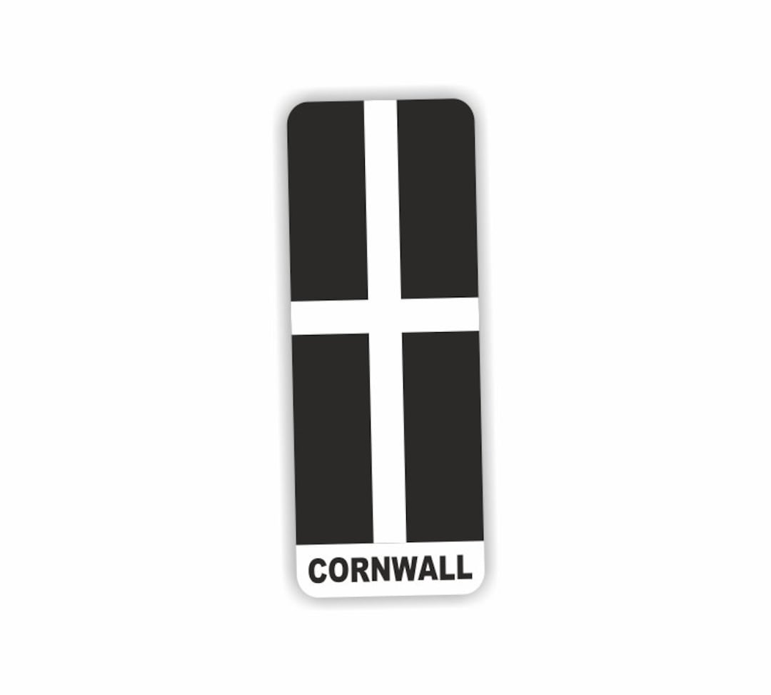 Cornwall Number Plate Sticker Kernow Cornwall St Pirans Flag Car Van ...