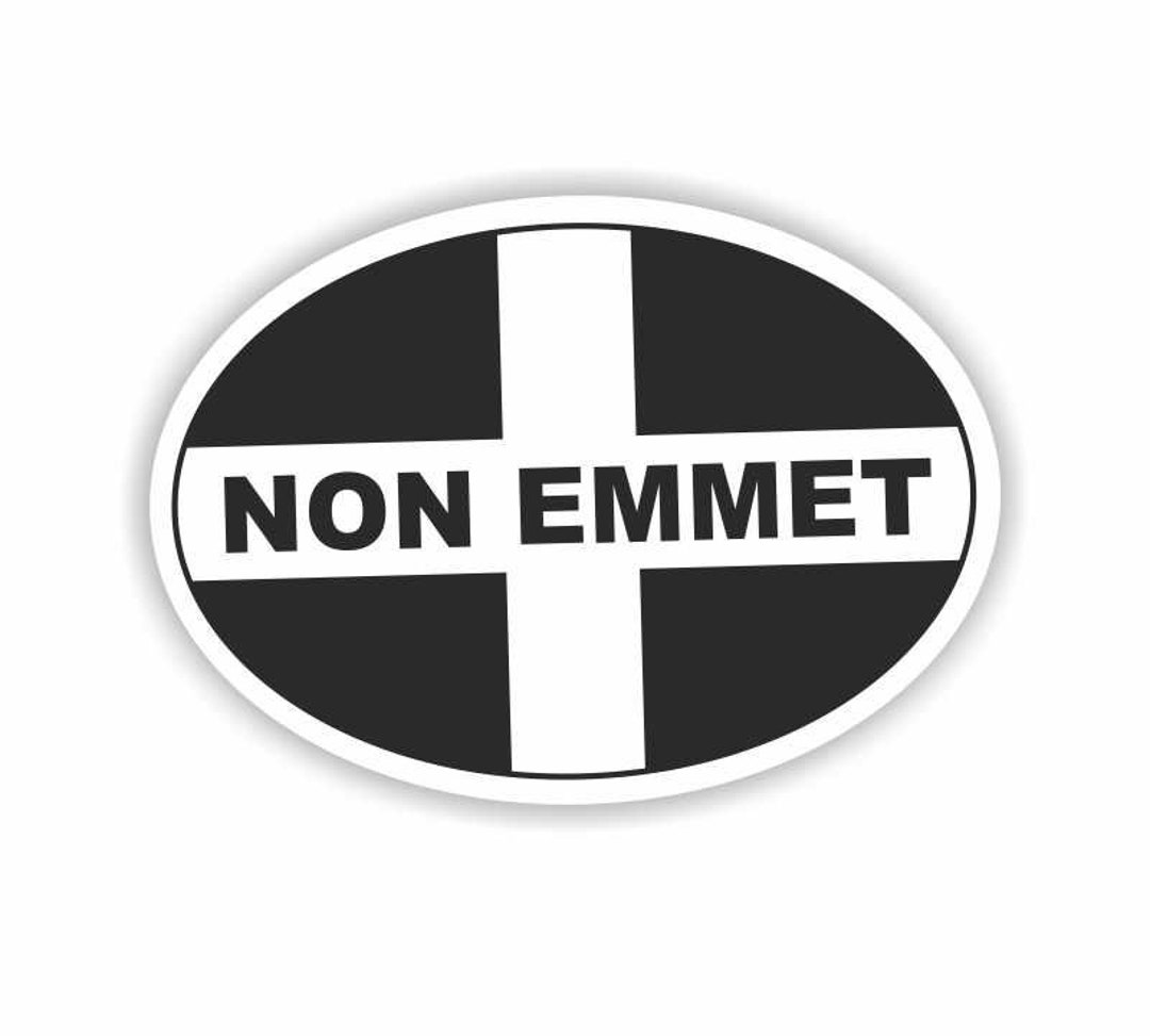 Non Emmet Oval Kernow Cornwall Flag Cornish St Pirans Car Van - Etsy
