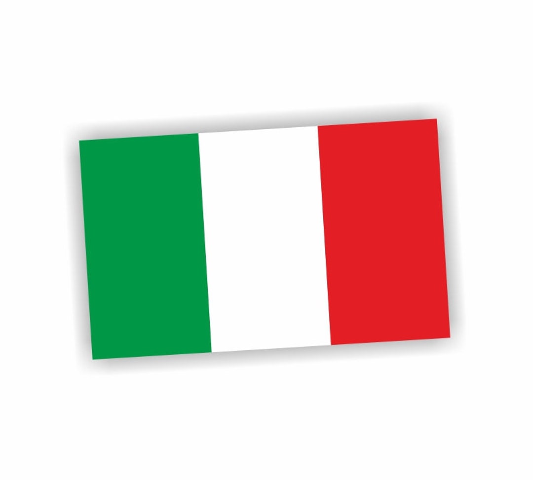 Mini Italian Flag Sticker Italy Flag Car Van Campervan Sticker Decal ...