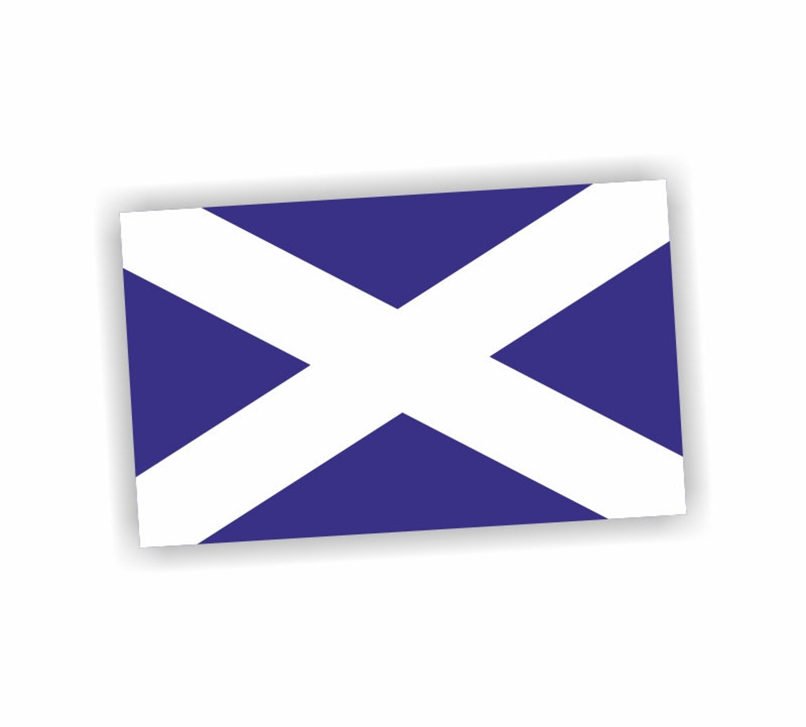 Mini Scottish Flag Sticker Scotland Flag Car Van Campervan Sticker ...