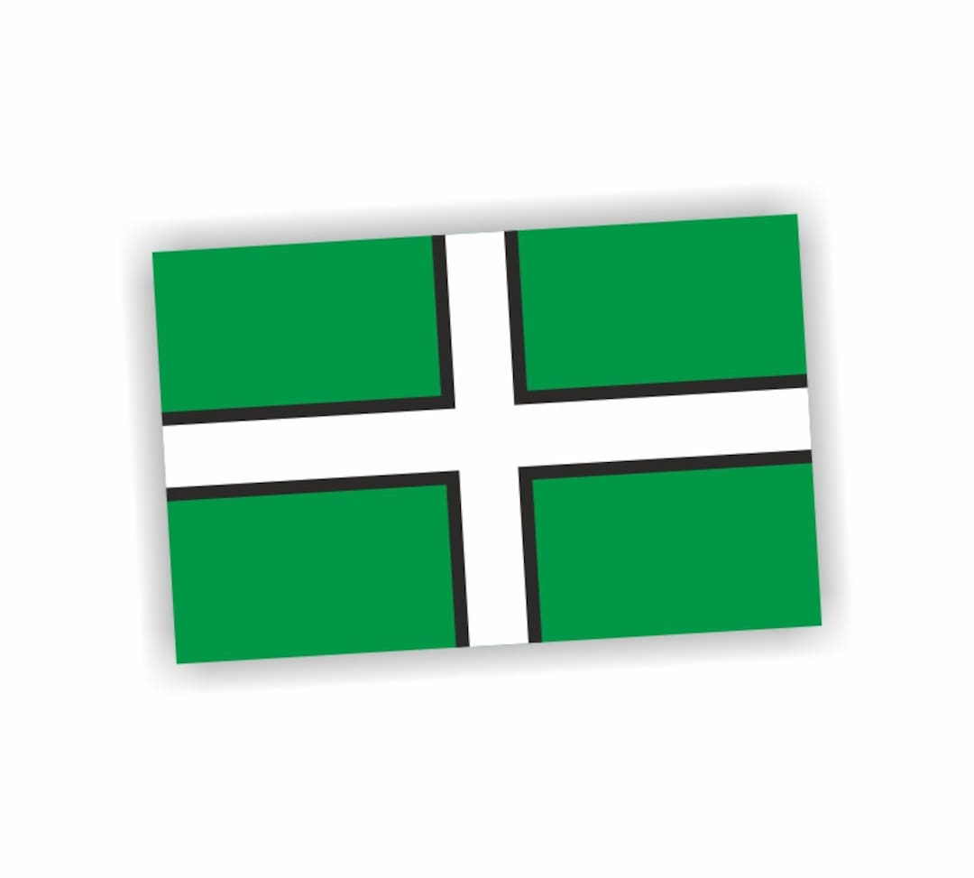 Mini Devon Flag Sticker Flag Car Van Campervan Sticker Decal - Etsy
