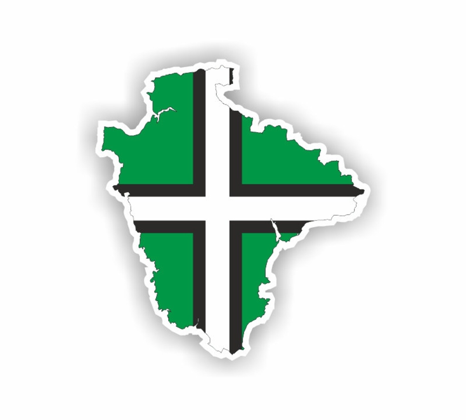 Devon Map Sticker Flag Car Van Campervan Sticker Decal - Etsy