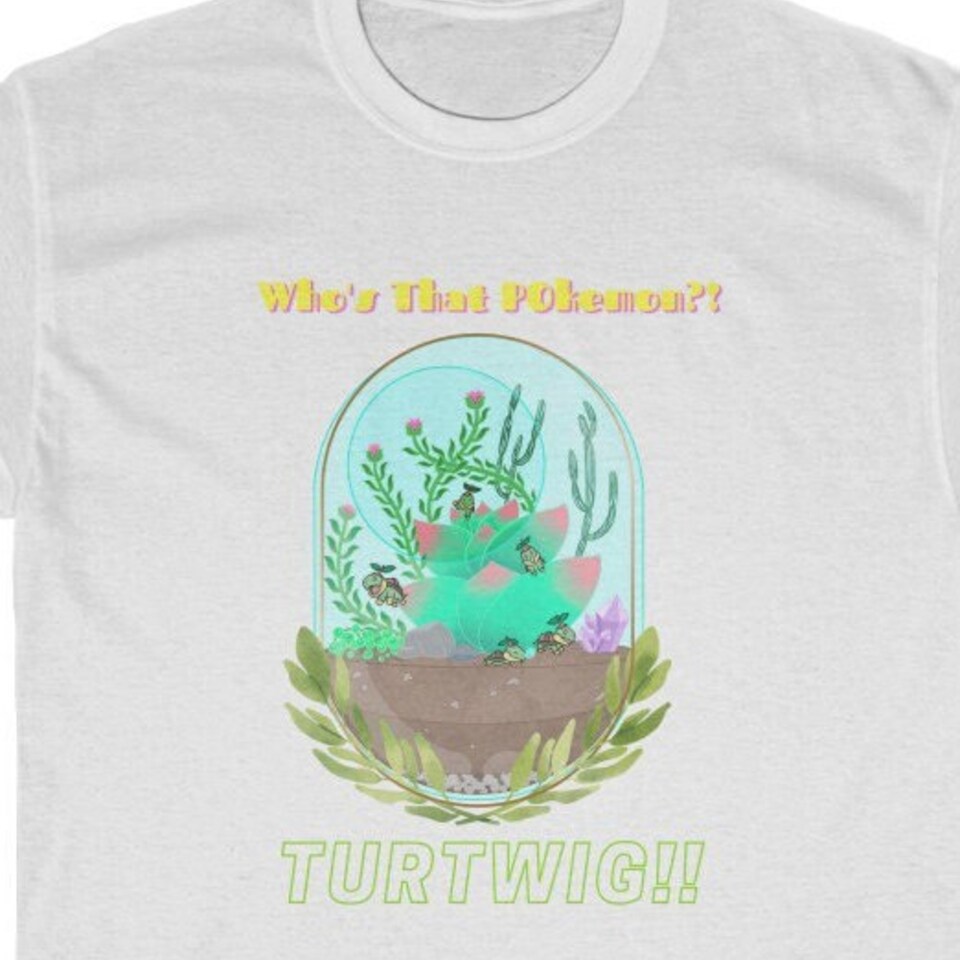 Turtwig Pokemon T-Shirt Designed & Sold By Wallaby*ailey