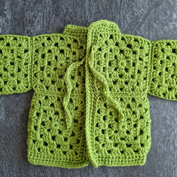 Granny Square Child Cardigan - Etsy