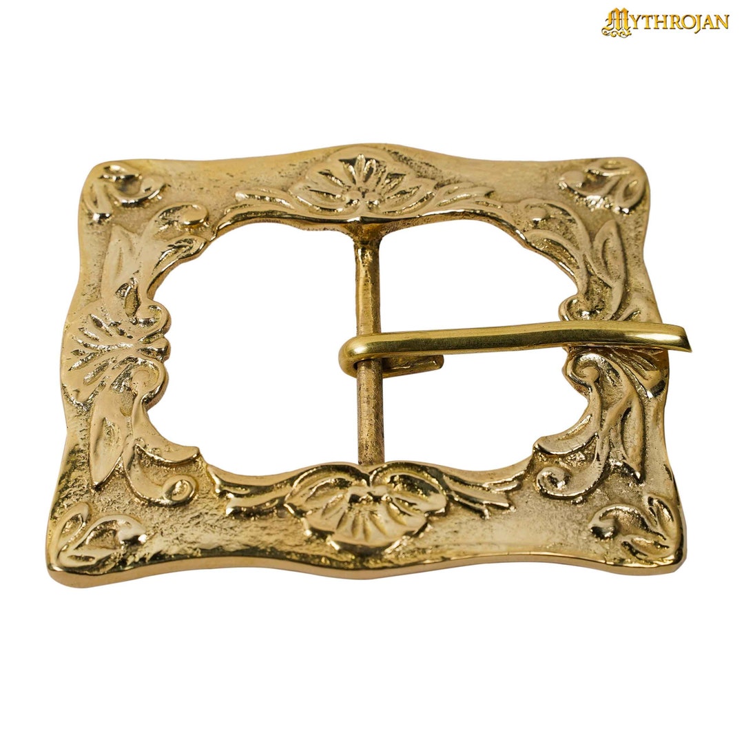 Solid Brass Pirate Belt Buckle Medieval LARP DIY Cosplay Historical ...