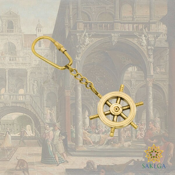 Brass Keychain - Etsy