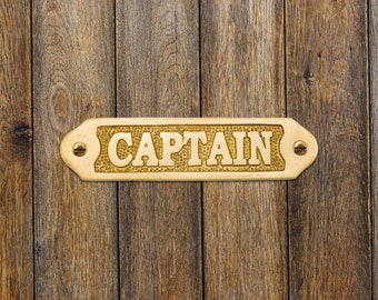 Nautical Captain Sign - Etsy