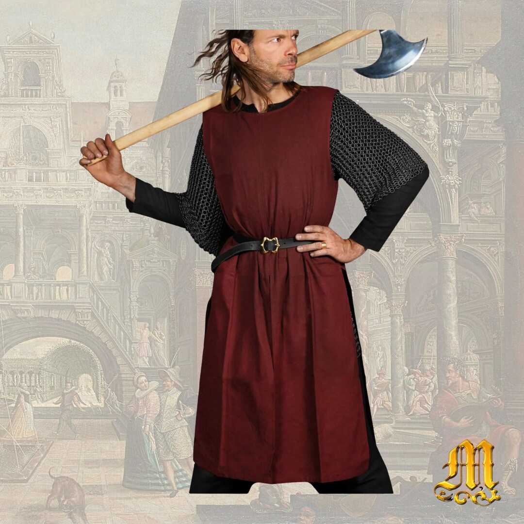 Medieval Tabard Knight Surcote for Reenactment LARP SCA Color - Etsy