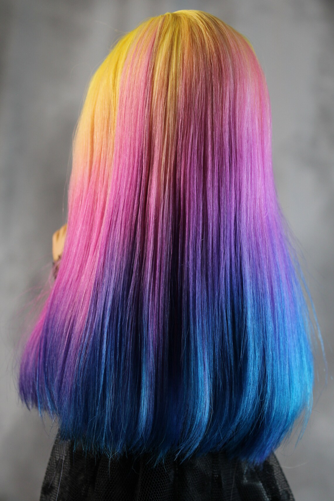 Sunset Alpaca Wig for Minifee - Etsy